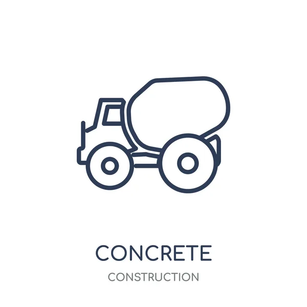 Cement Icon Cement Linear Symbol Design Construction Collection Simple ...