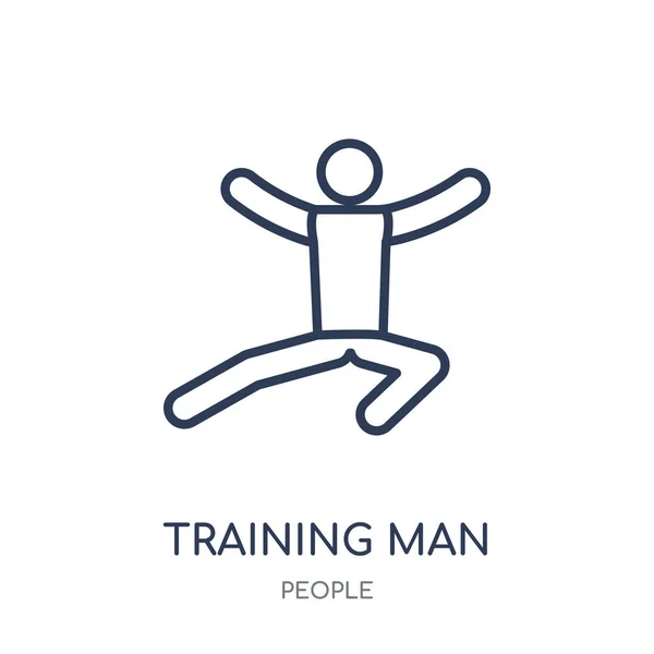 Man Dancing Icon Man Dancing Linear Symbol Design People Collection ...