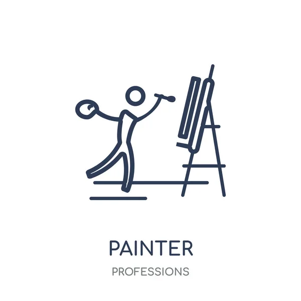 Painter Icon Painter Symbol Design Professions Collection Simple ...
