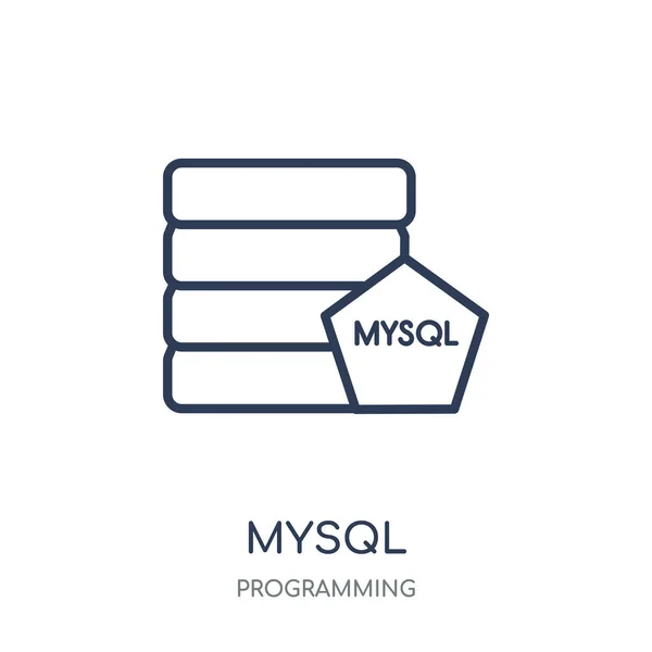 Sql Icon Sql Linear Symbol Design Networking Collection Simple Outline Stock Vector by ...