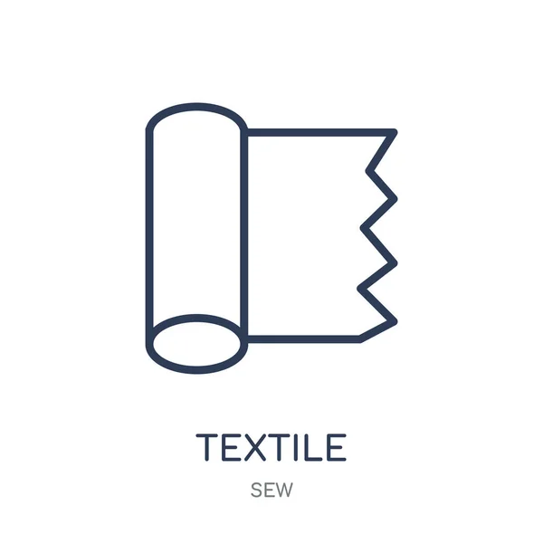 Stiching Icon Stiching Linear Symbol Design Sew Collection Simple