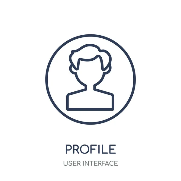 Profile Icon Profile Symbol Design User Interface Collection Simple ...