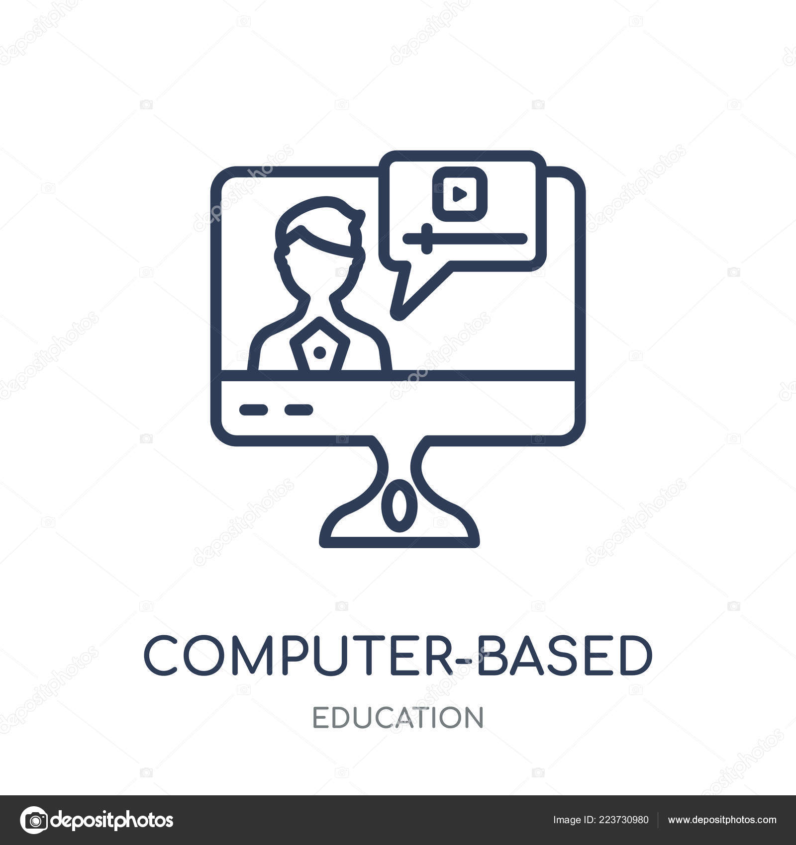 Computer Based Training Icon