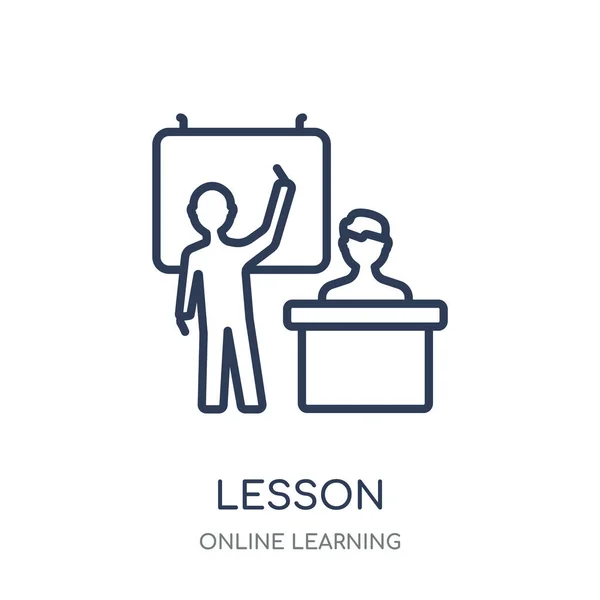 Icono Autoaprendizaje Diseño Símbolo Lineal Autodidacta Colección ...