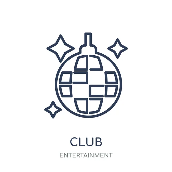 Nightclub Icon Nightclub Linear Symbol Design Entertainment Collection ...