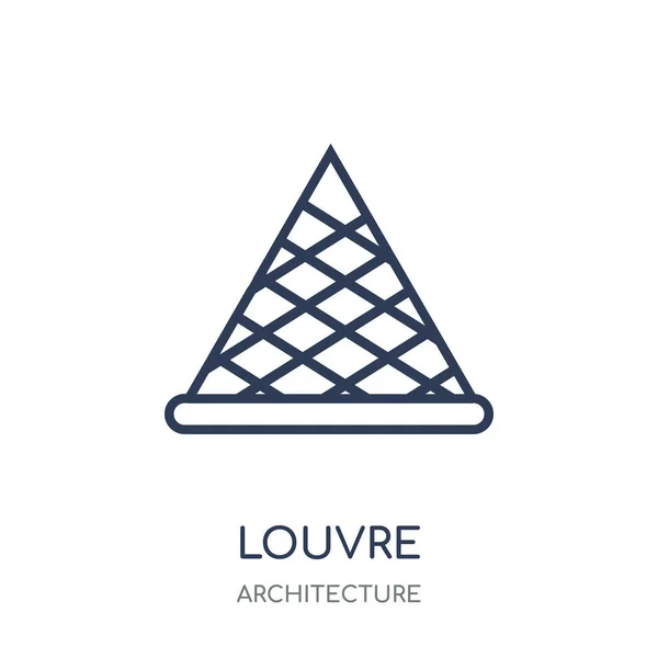 Louvre Icon Louvre Linear Symbol Design Architecture Collection Simple ...