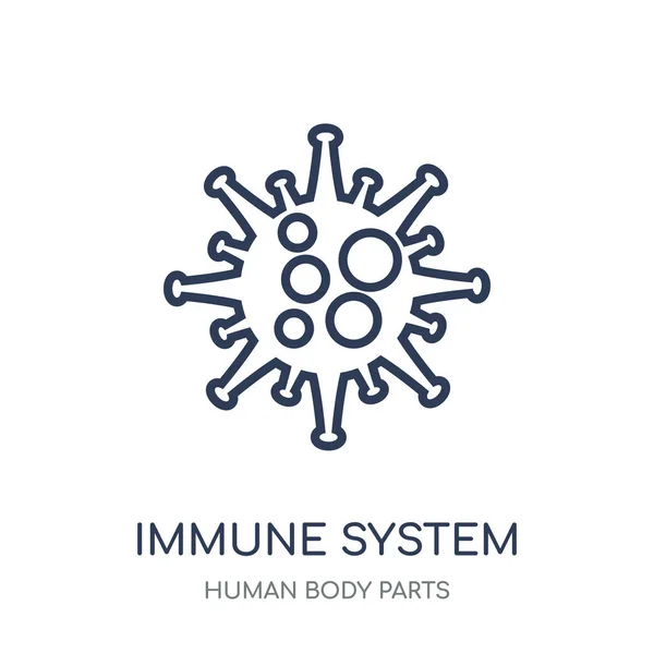 Immune System icon. Immune System linear symbol design from Human Body ...