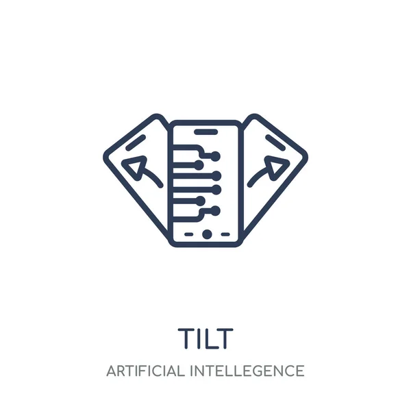 Tilt Icon Tilt Linear Symbol Design Artificial Intellegence Collection ...