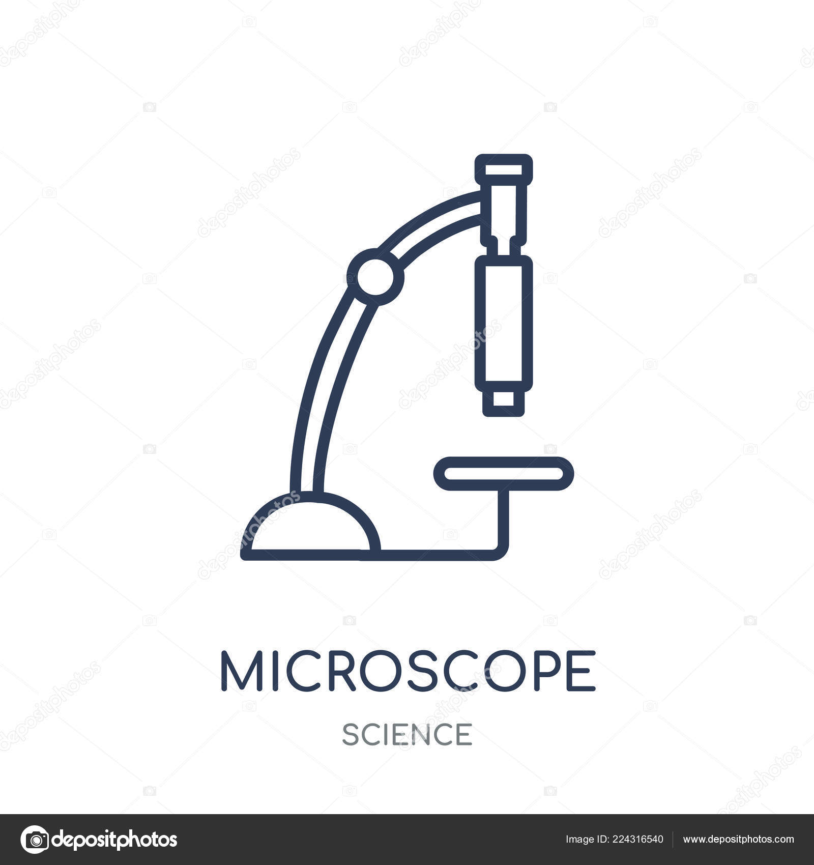 Microscope Icon Simple