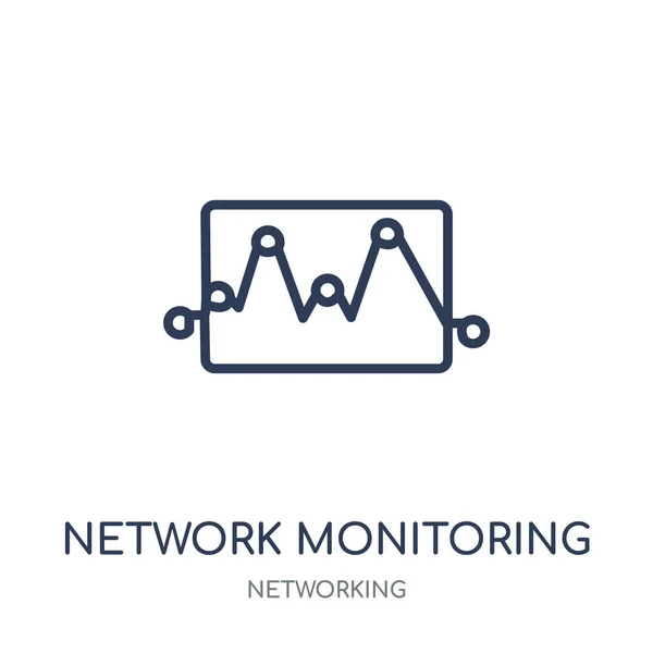 Network Monitoring Icon Network Monitoring Linear Symbol Design Networking Collection Stock ...