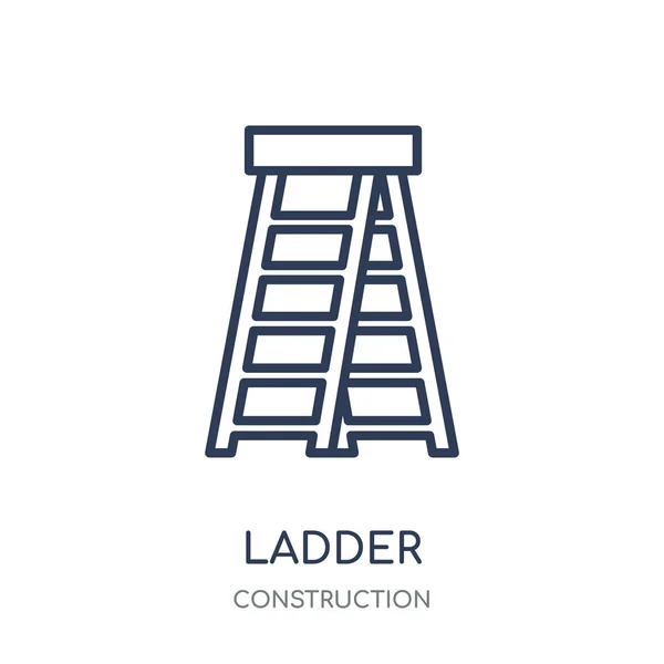 Ladder Icon Trendy Ladder Logo Concept White Background Construction ...