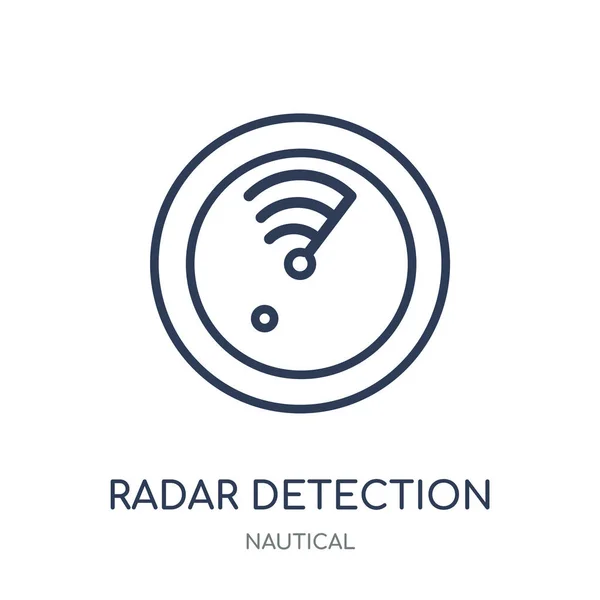 Radar Detection Icon Radar Detection Symbol Design Nautical Collection Simple Stock Vector by ...