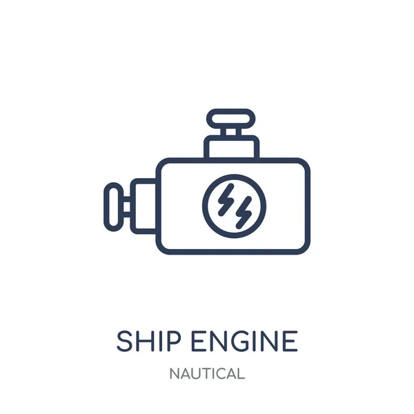 Ship Engine Propeller Icon Ship Engine Propeller Linear Symbol Design ...