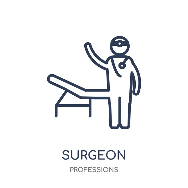 Surgeon Face Icon Surgeon Face Linear Symbol Design People Collection ...