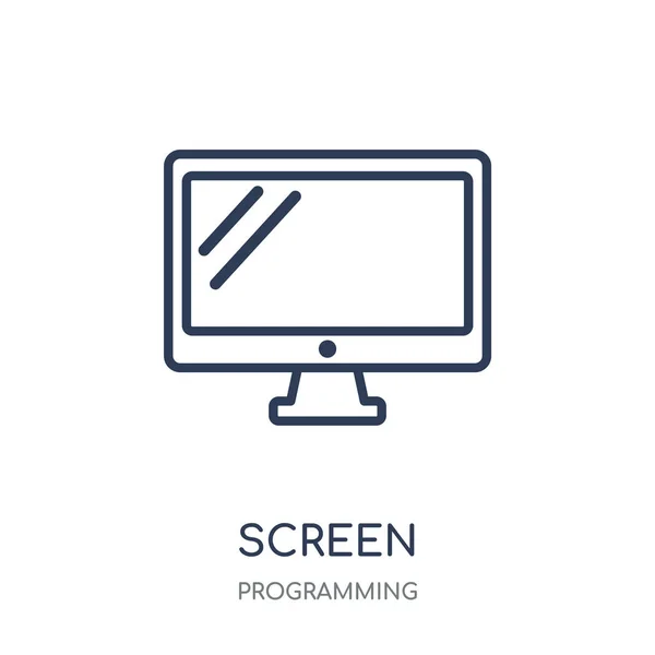 Programmer Icon Programmer Linear Symbol Design Professions Collection ...