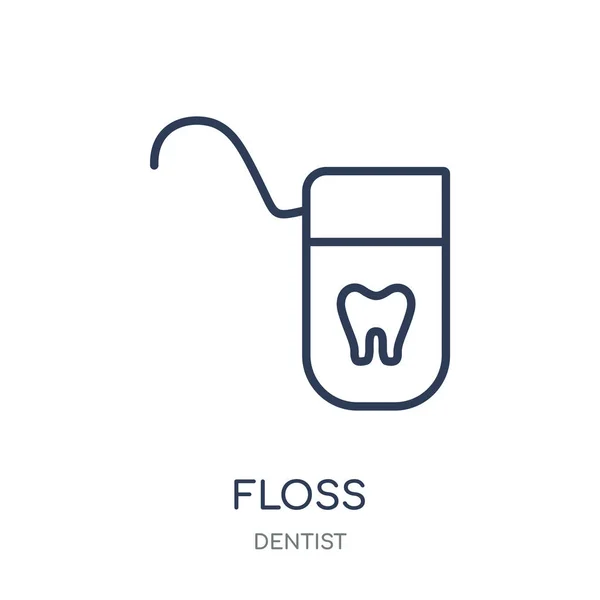 Floss Icon Floss Symbol Design Dentist Collection Simple Element Vector ...