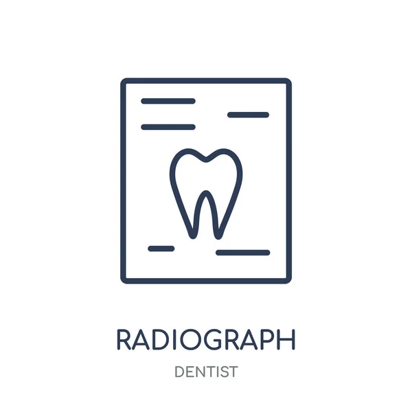 Radiograph Icon Radiograph Linear Symbol Design Dentist Collection ...