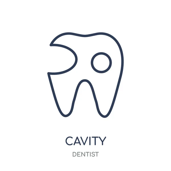 Cavity Icon Cavity Linear Symbol Design Dentist Collection Simple ...