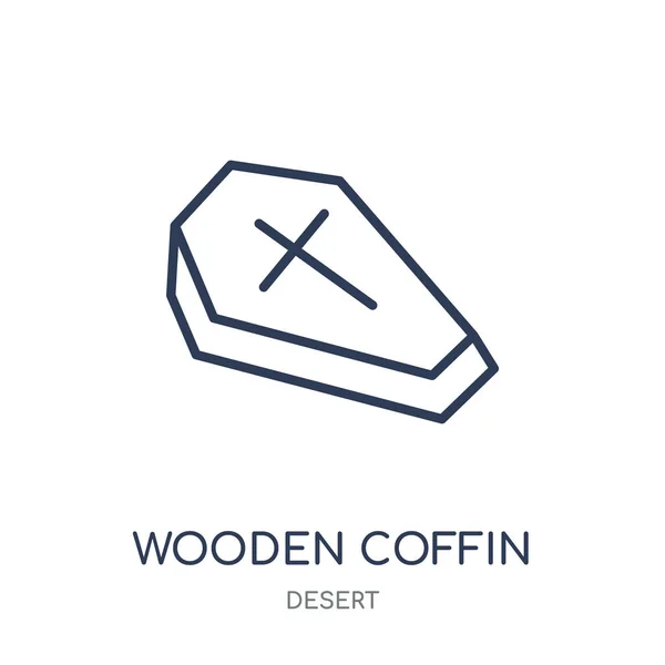 Wooden Coffin Icon Wooden Coffin Symbol Design Desert Collection Simple ...