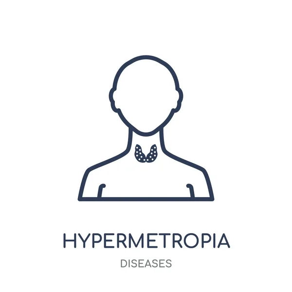 Hyperopia Icon Hyperopia Linear Symbol Design Diseases Collection ...