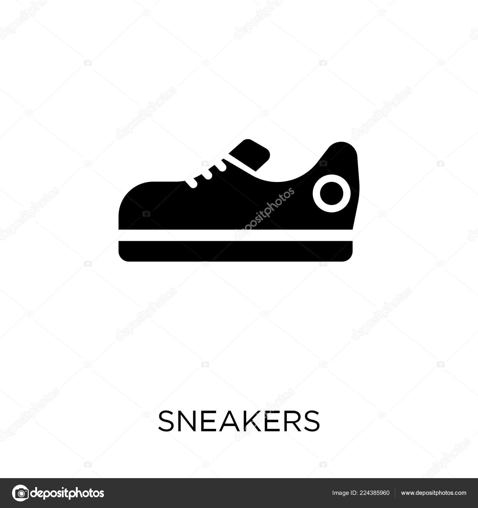 Sneakers Icon Sneakers Symbol Design Gym Fitness Collection Simple ...