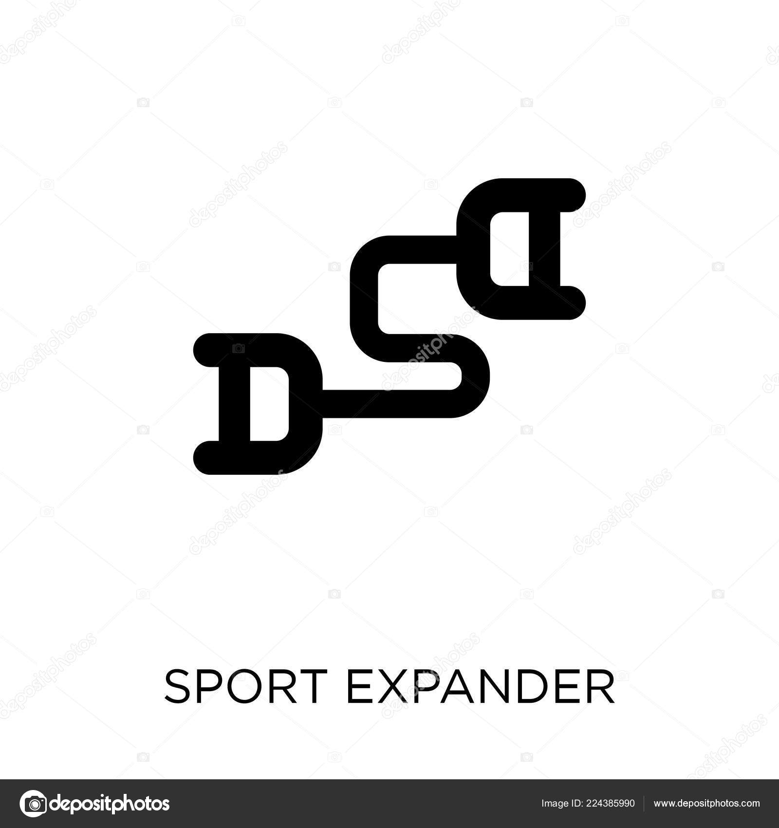 Sport Expander Icon Sport Expander Symbol Design Gym Fitness Collection ...