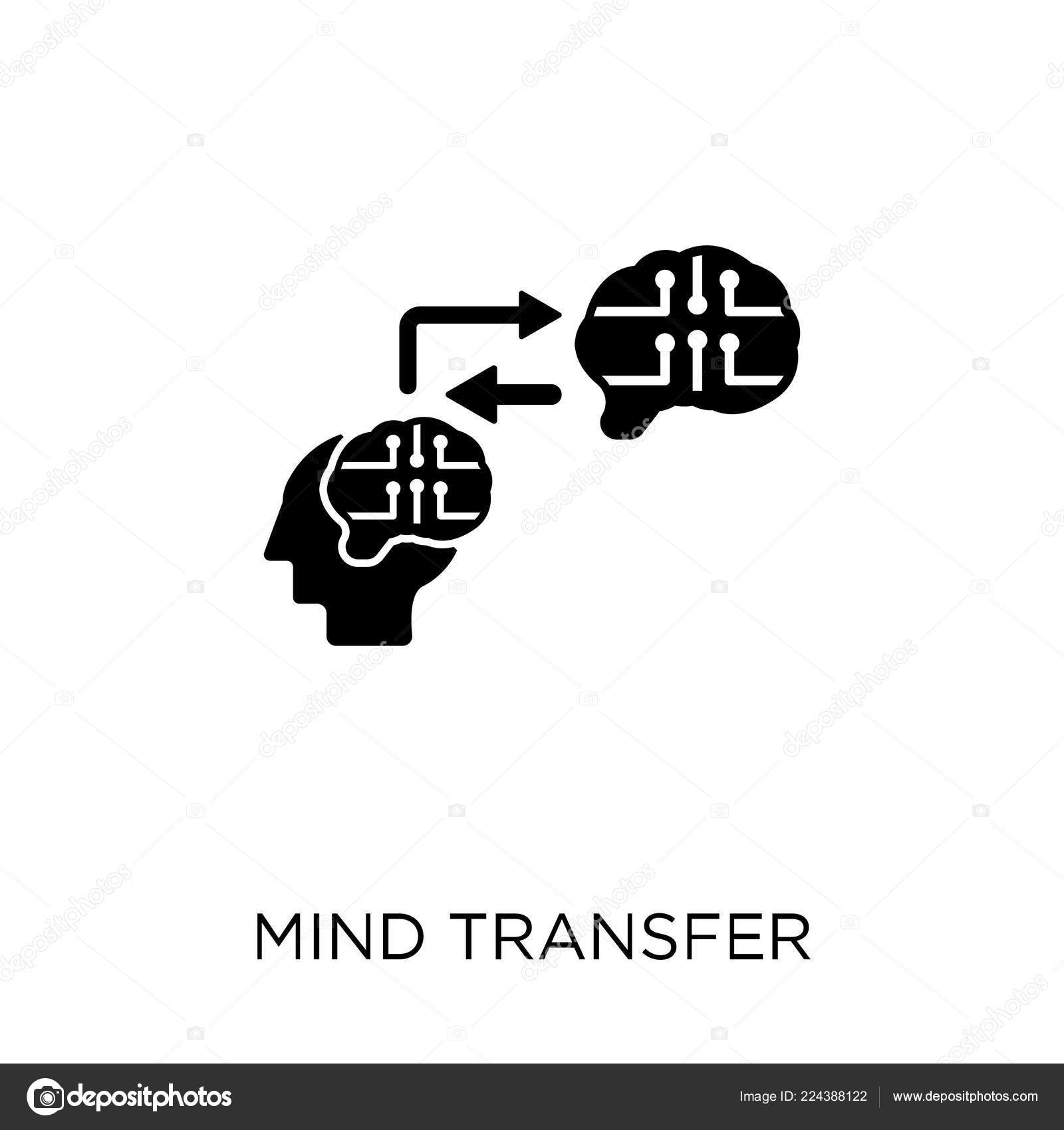 Mind Transfer Icon Mind Transfer Symbol Design Artificial Intellegence ...
