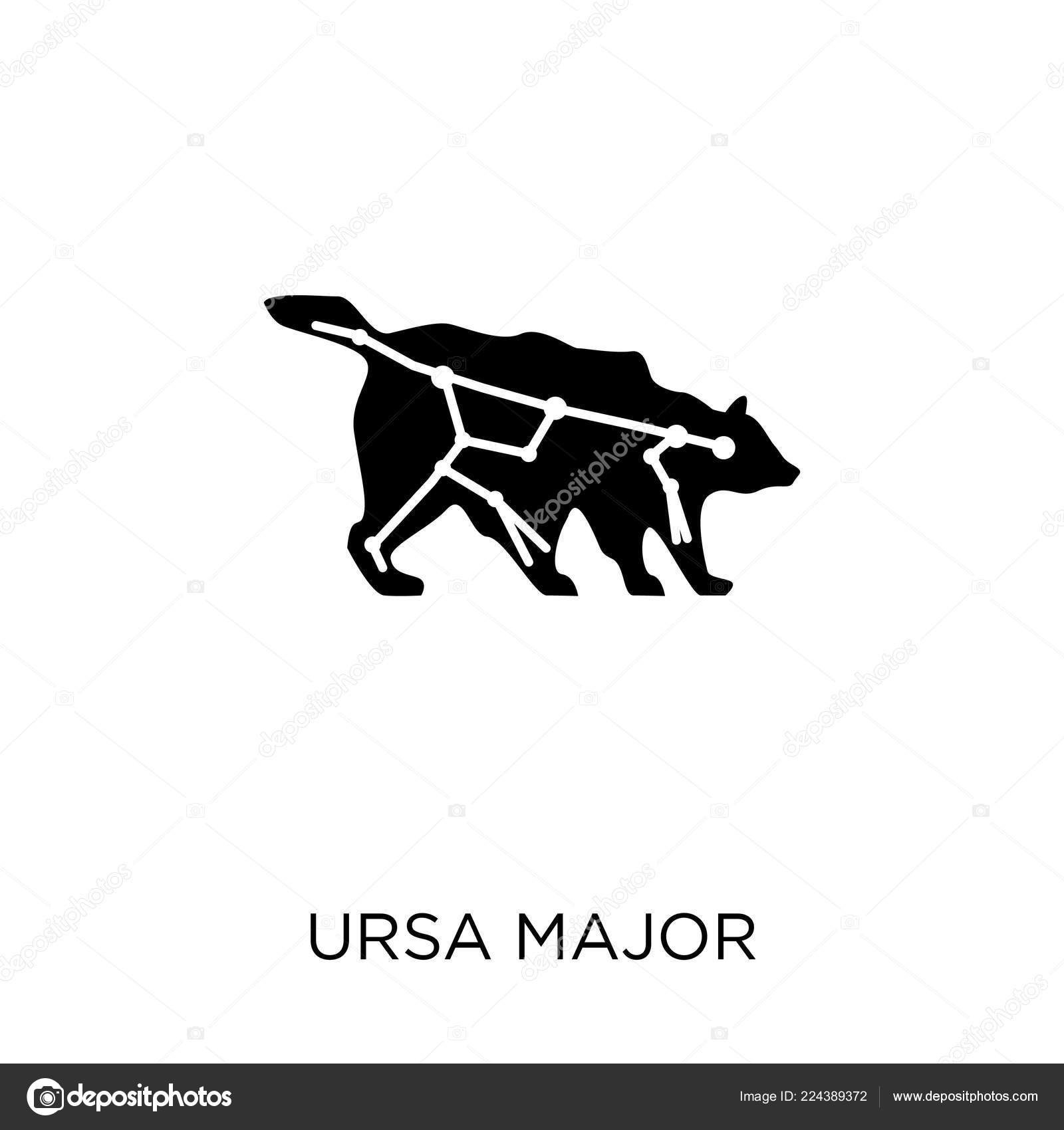 Ursa Major Icon Ursa Major Symbol Design Astronomy Collection Stock ...