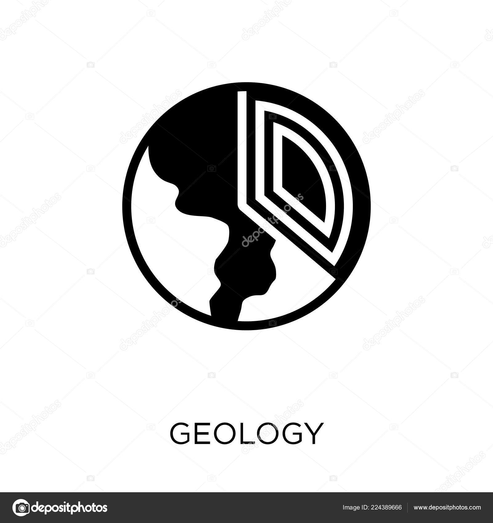 Geology Icon Geology Symbol Design Online Learning Collection Stock ...