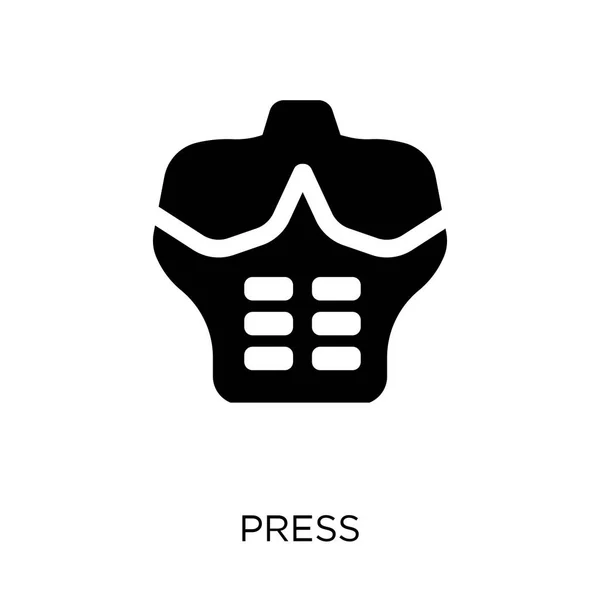 Machine Press Icon Machine Press Symbol Design Industry Collection ...