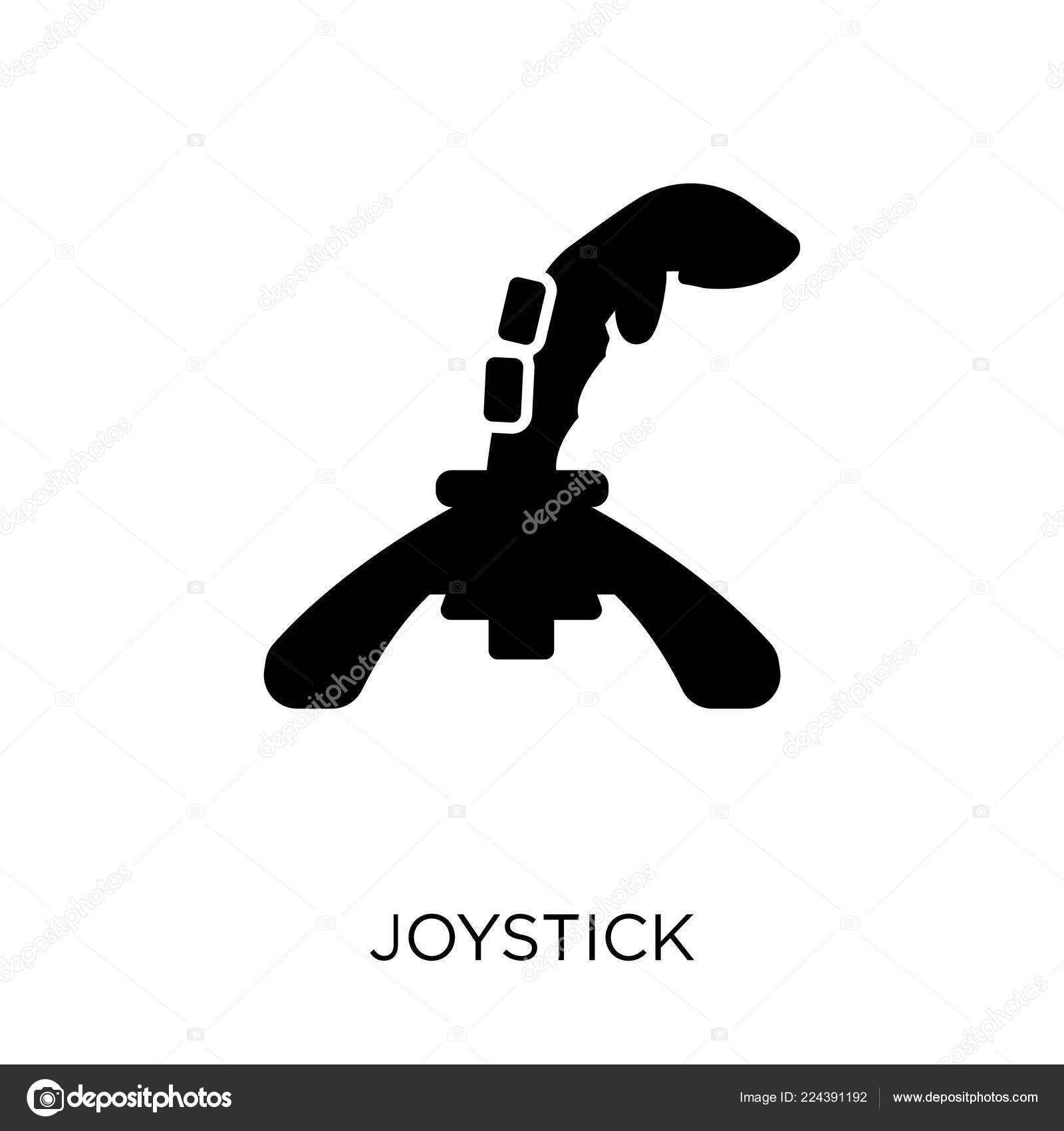 Joystick Icon Joystick Symbol Design Entertainment Collection Stock ...
