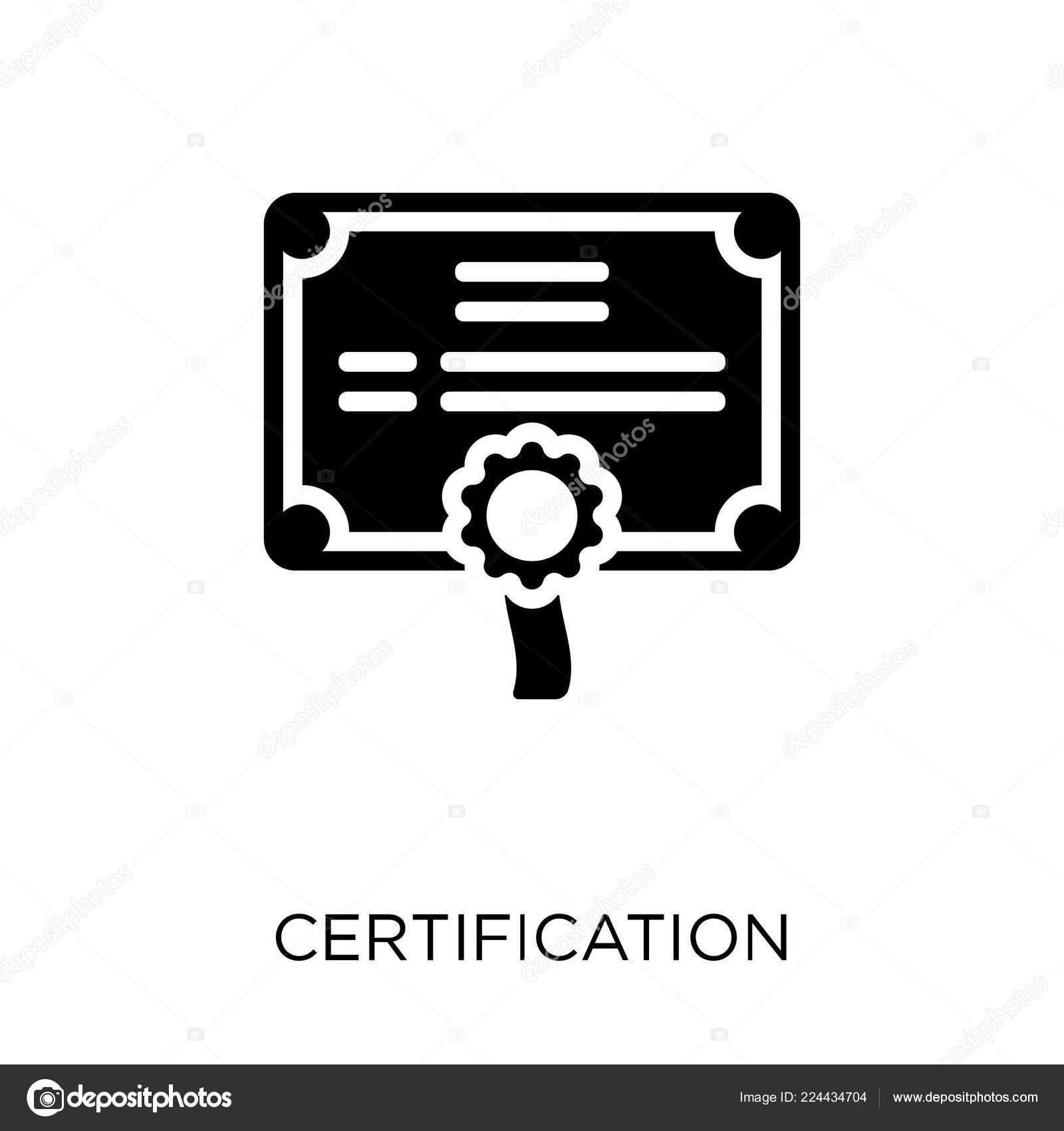 Certification Icon Certification Symbol Design Human Resources ...