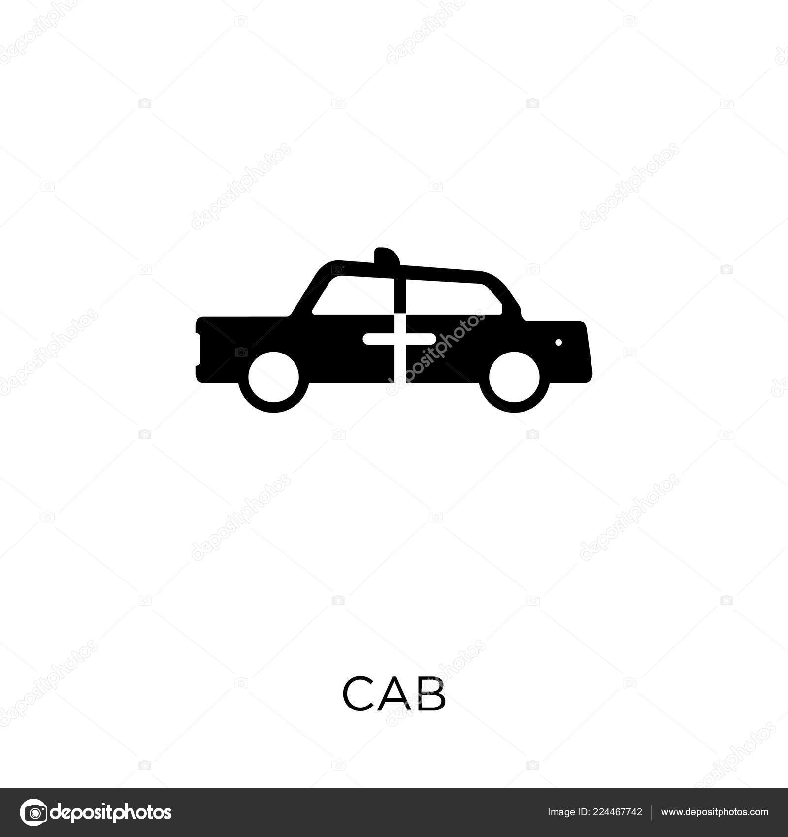Cab Icon Cab Symbol Design Transportation Collection Stock Vector Image by ©CoolVectorStock ...