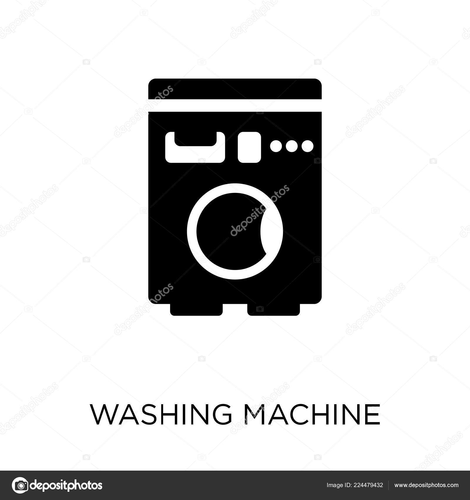 Washing Machine Icon Washing Machine Symbol Design Electronic Devices ...