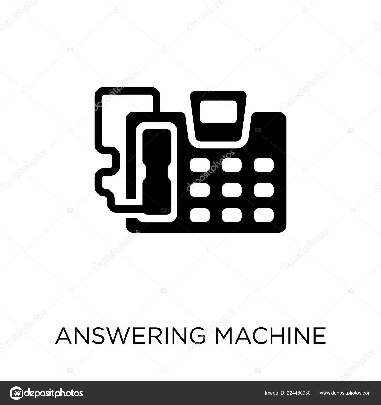 Answering Machine Icon Answering Machine Symbol Design Electronic ...