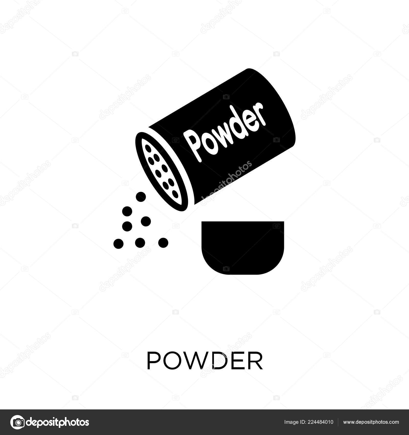 Powder Icon Powder Symbol Design Hygiene Collection Simple Element ...