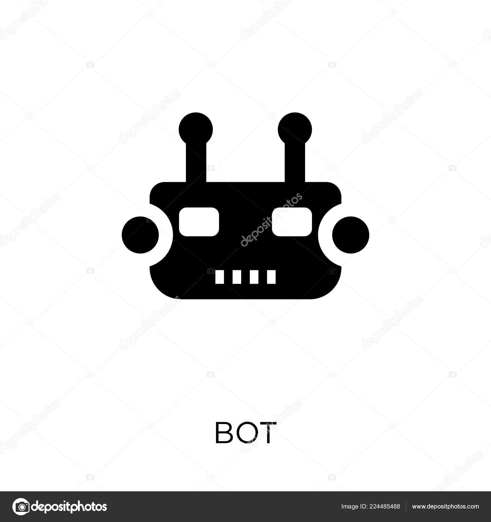 Bot Icon Bot Symbol Design Internet Security Collection Simple Element ...