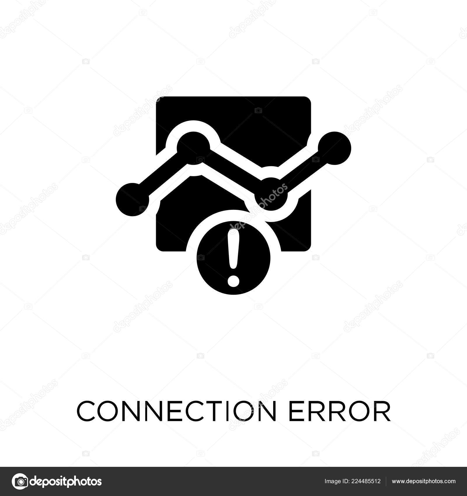Connection Error Icon Connection Error Symbol Design Networking ...