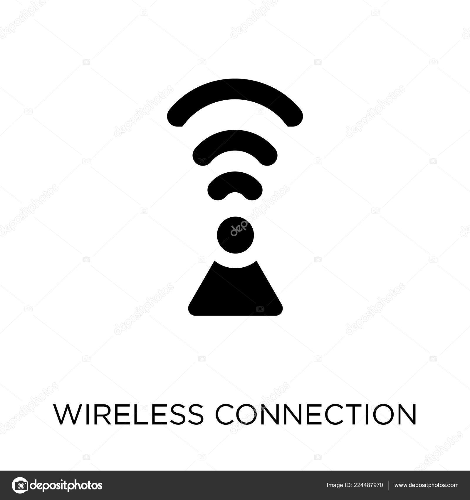 Wireless Connection Icon Wireless Connection Symbol Design Networking ...