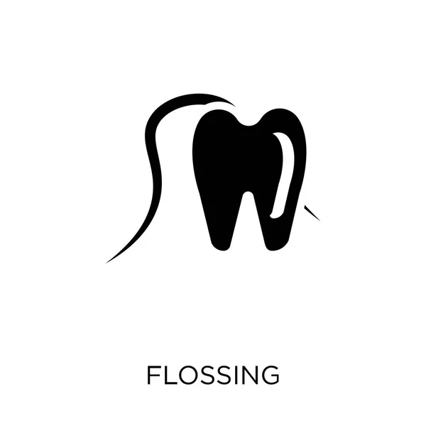 Floss Icon Floss Symbol Design Dentist Collection Simple Element Vector ...