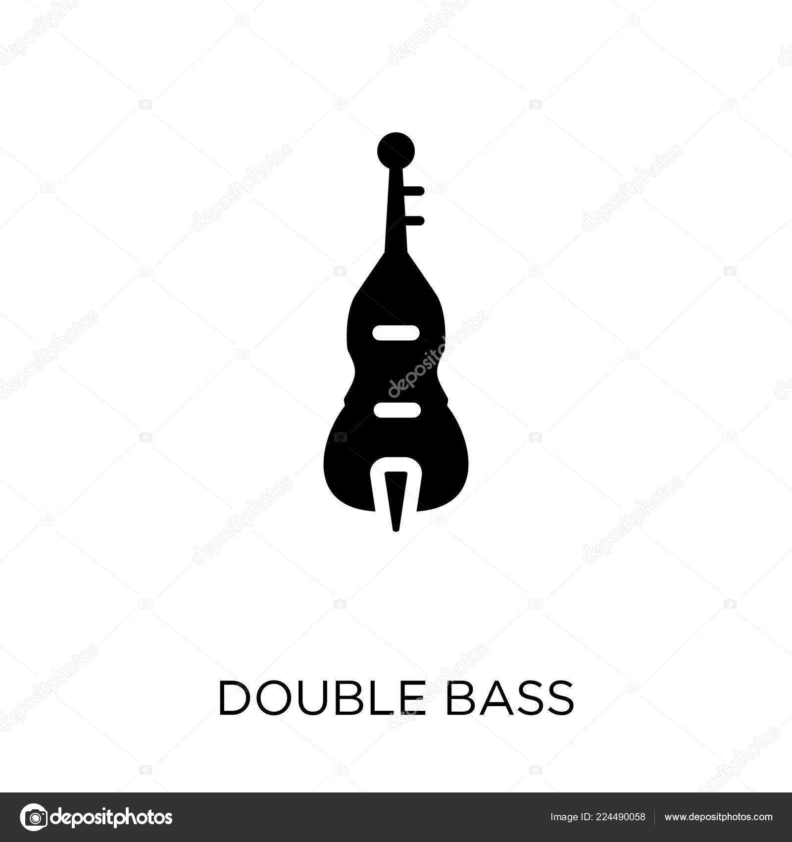 Double Bass Icon Double Bass Symbol Design Music Collection Simple ...
