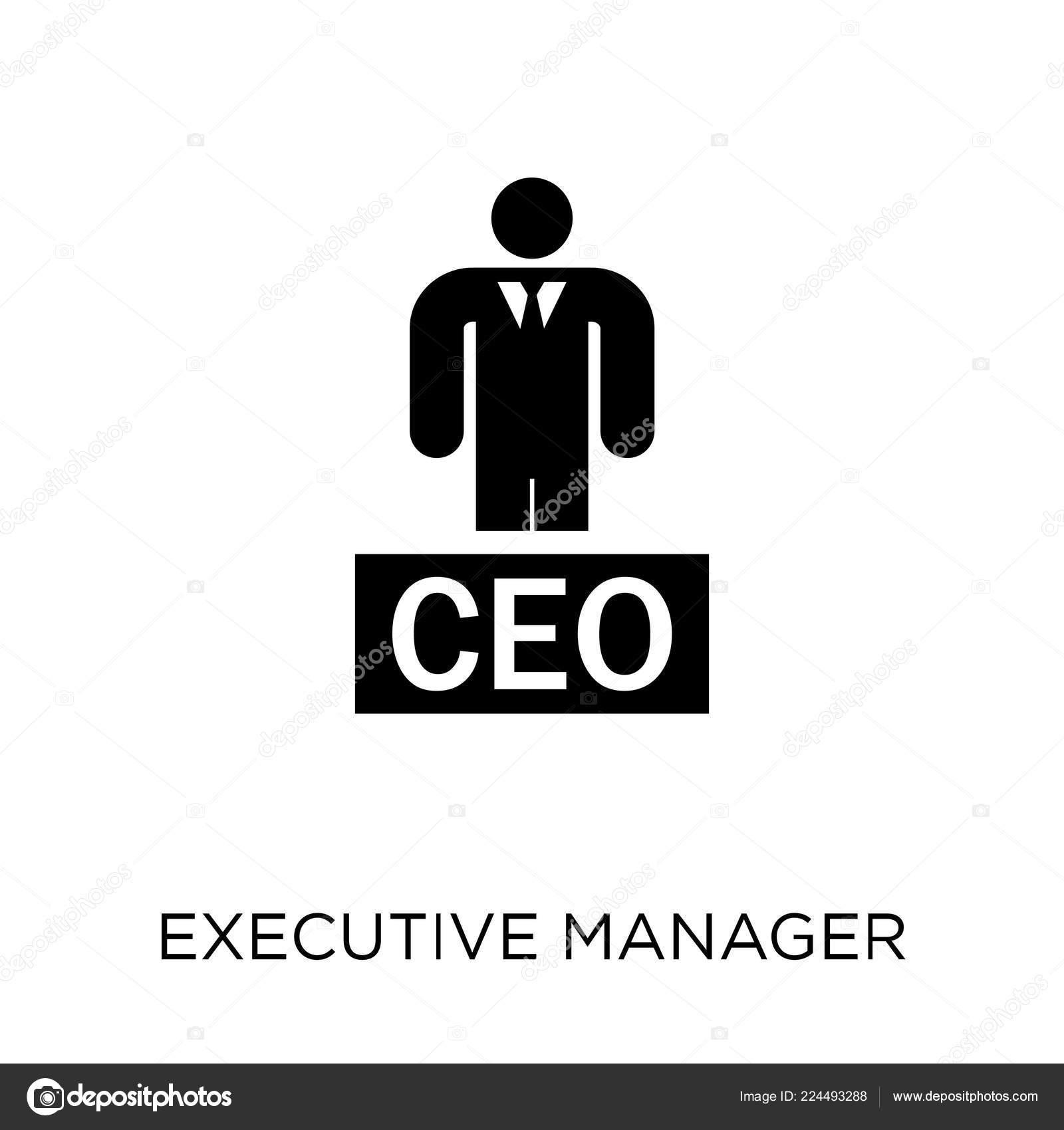 Executive Manager Icon Executive Manager Symbol Design People ...