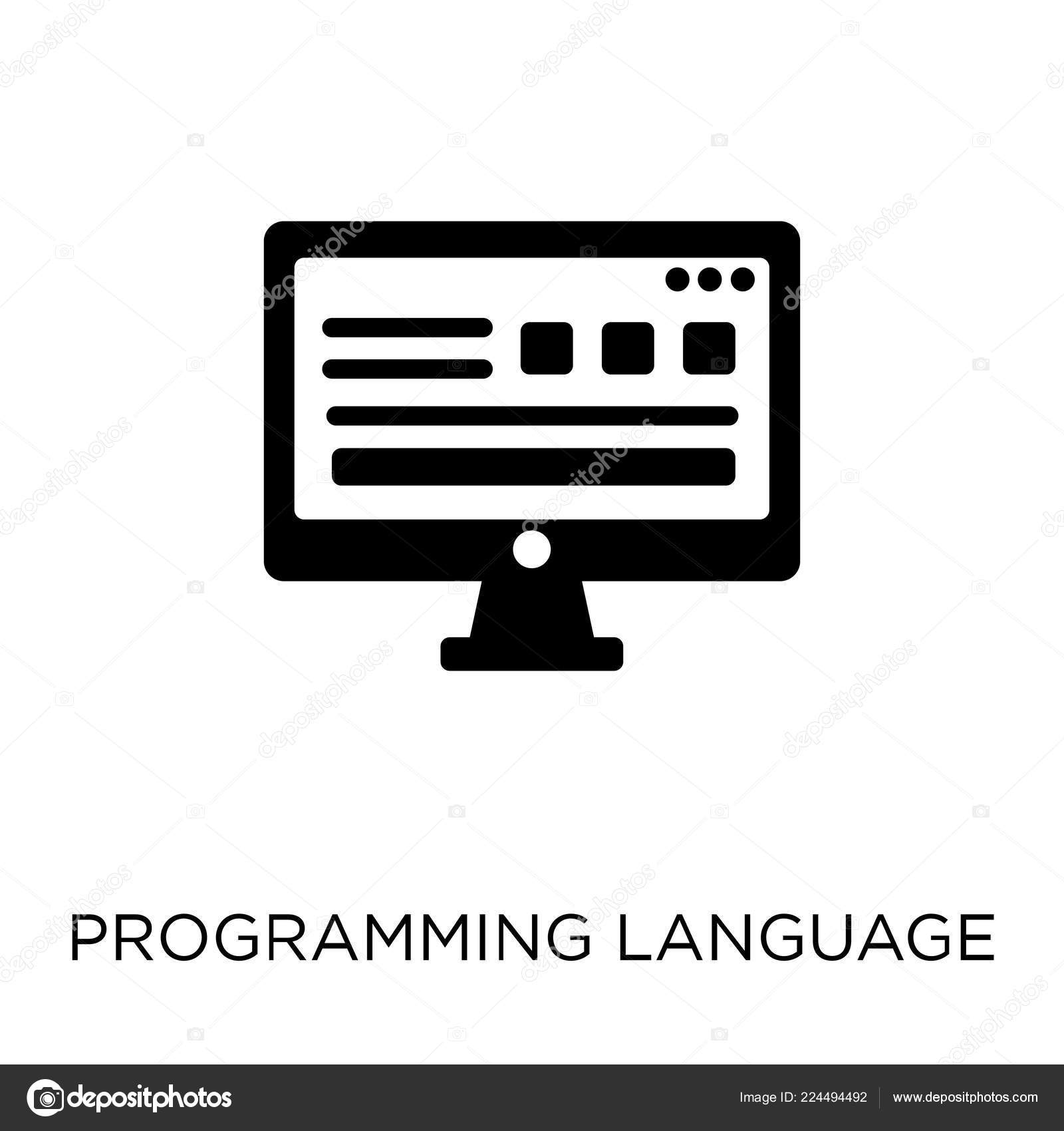 Programming Language Icon Programming Language Symbol Design ...