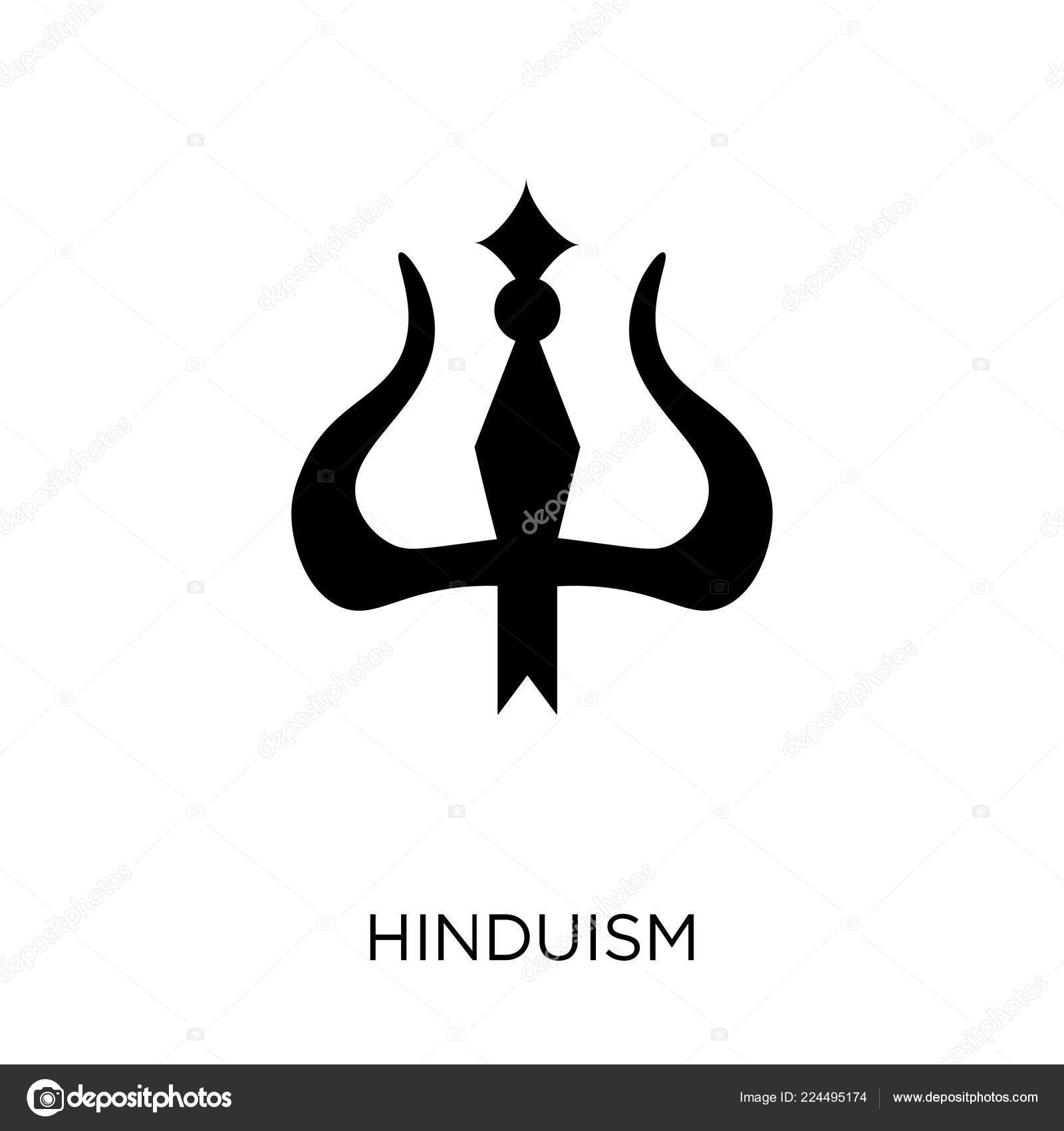 Hinduism Icon Hinduism Symbol Design Religion Collection Simple Element ...