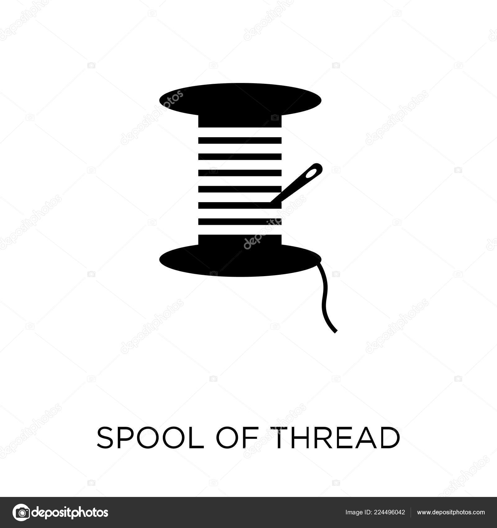 Spool Thread Icon Spool Thread Symbol Design Sew Collection Simple ...
