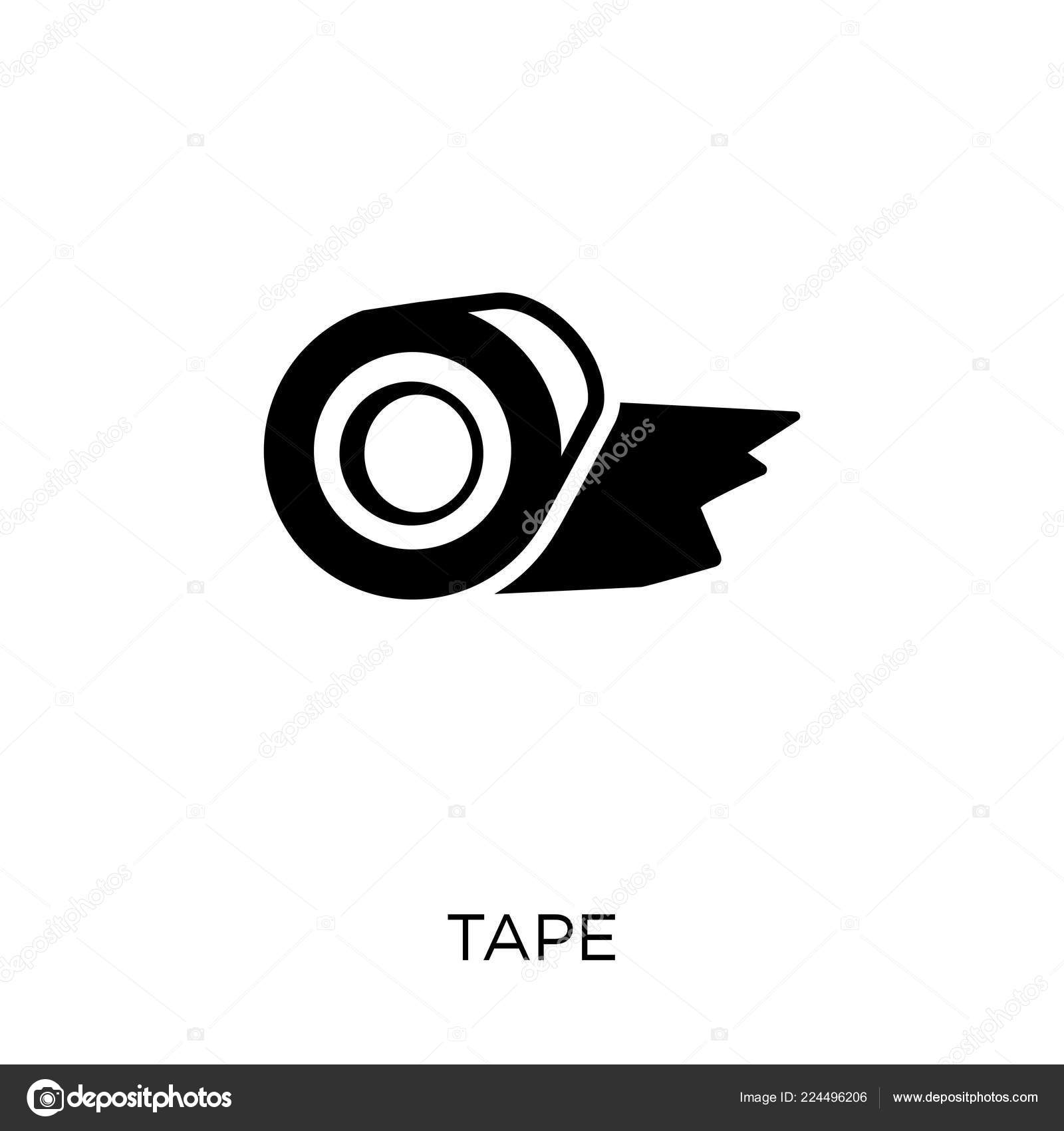 Tape Icon Tape Symbol Design Sew Collection Simple Element Vector Stock ...