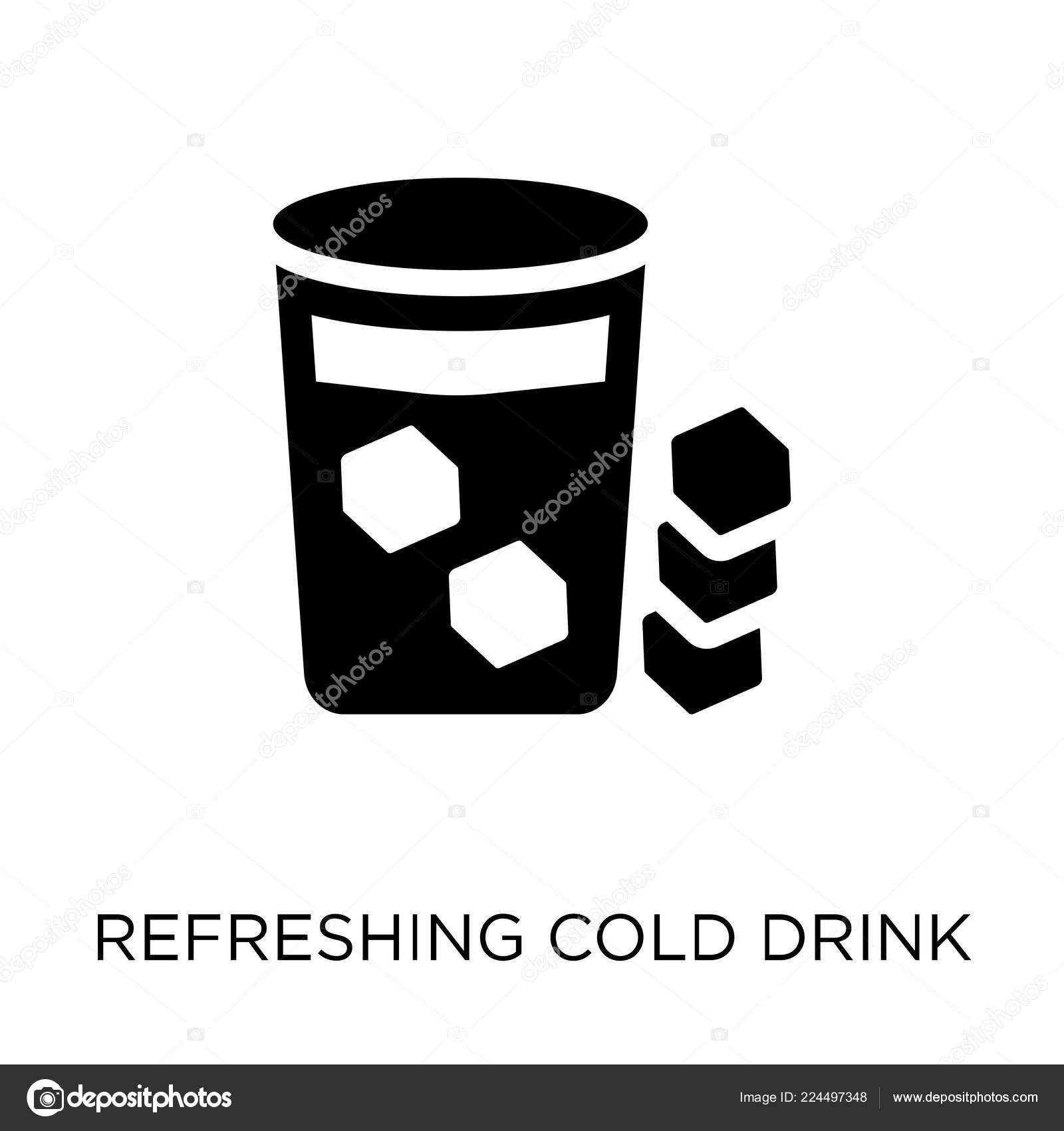 Refreshing Cold Drink Icon Refreshing Cold Drink Symbol Design Summer ...