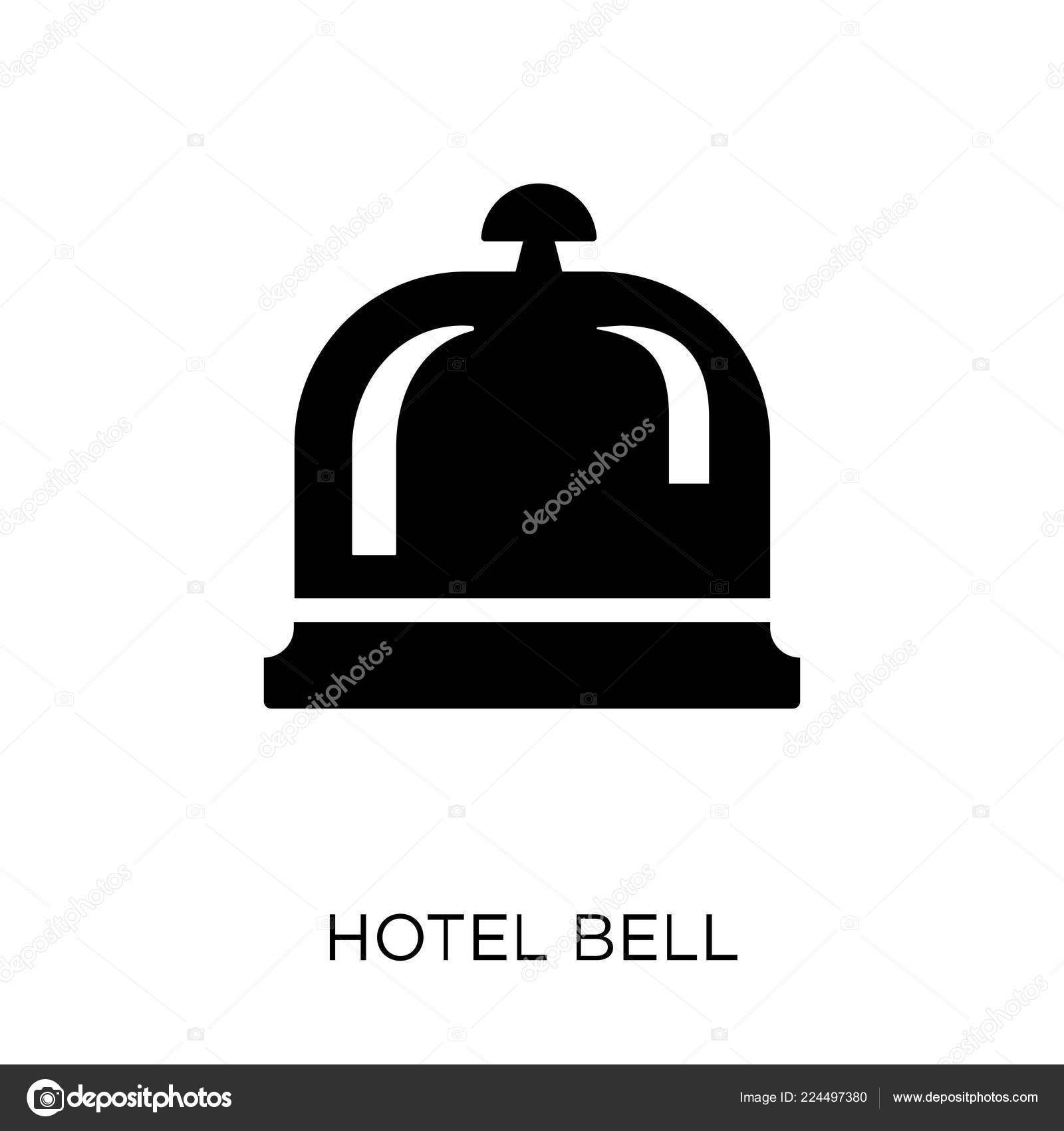 Hotel Bell Icon Hotel Bell Symbol Design Summer Collection Simple Stock ...