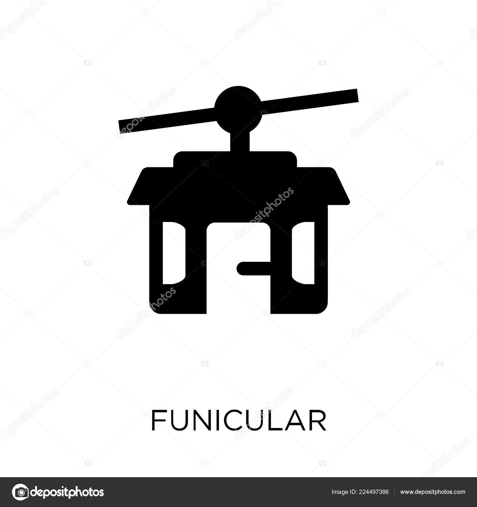 Funicular Icon Funicular Symbol Design Summer Collection Simple Element ...