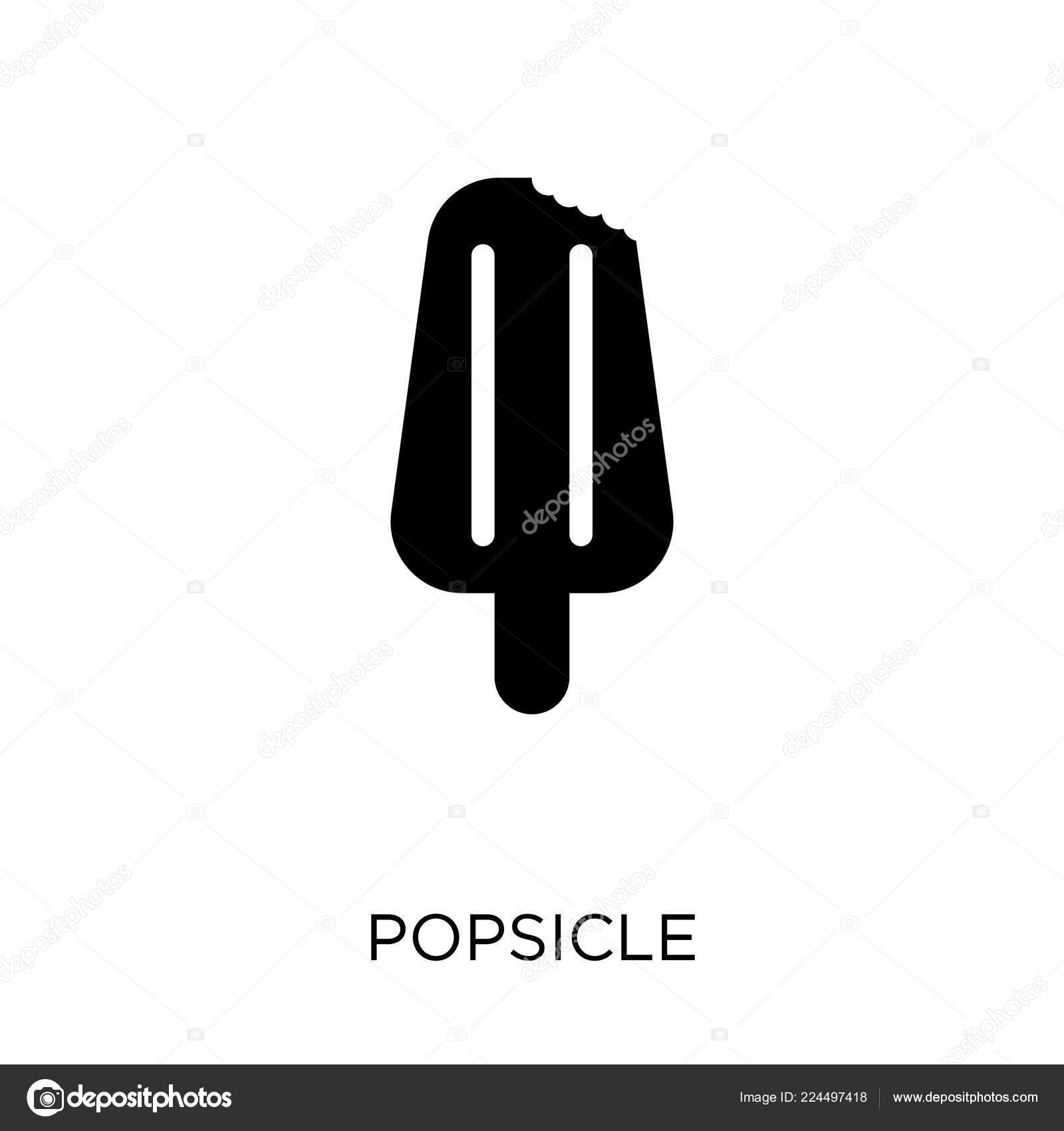 Popsicle Icon Popsicle Symbol Design Summer Collection Simple Element ...